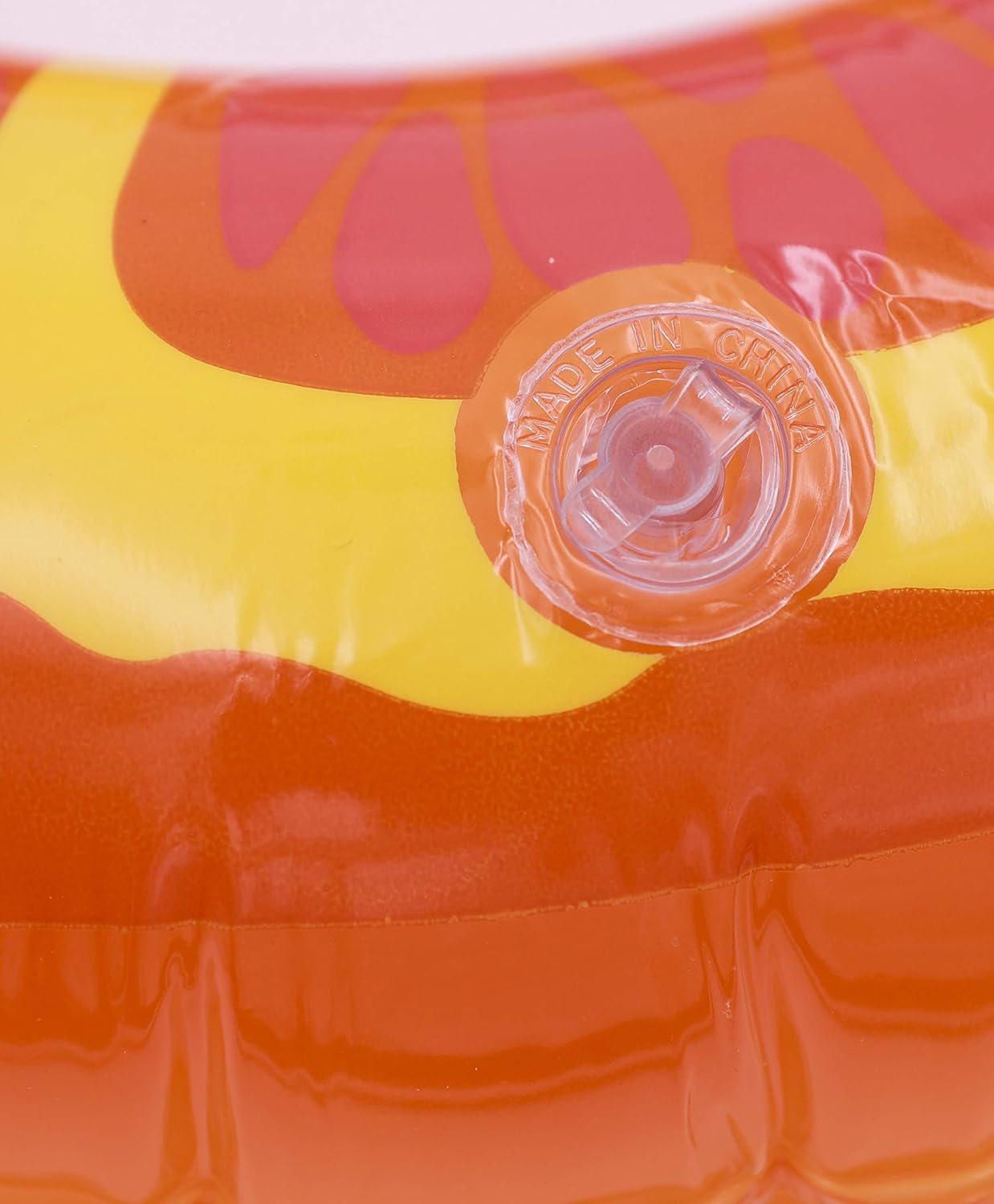 Topfunyy Orange Pool Floats Summer Fruit Inflatable Swimming Rings ...