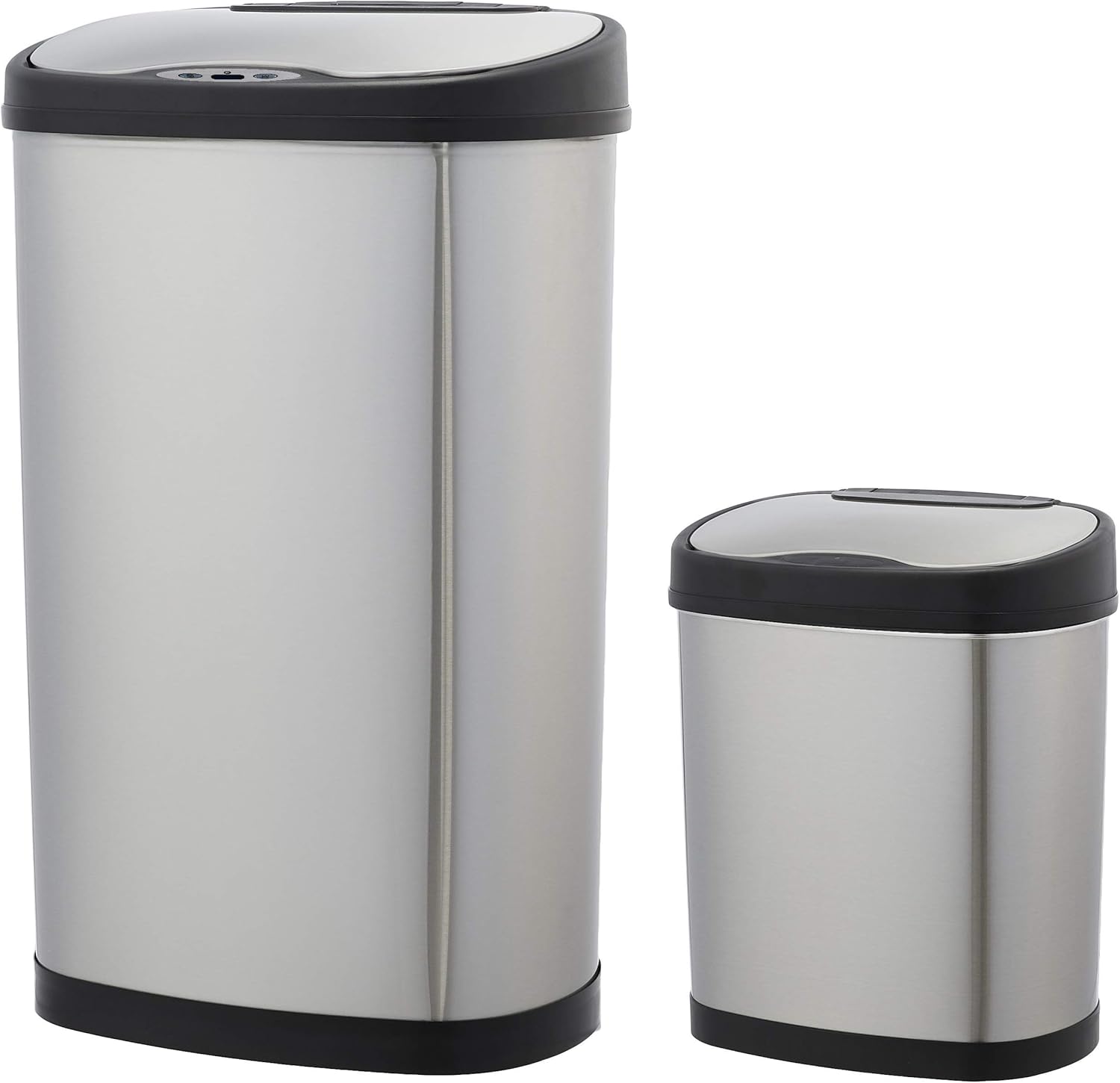 Amazon.com: Amazon Basics Motion Sensor Hands-Free Trash Can Set - 50 ...