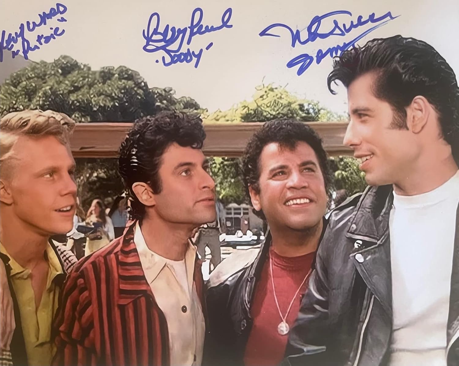 Barry Pearl, Kelly Ward, Michael Tucci T-BIRDS Grease Original ...