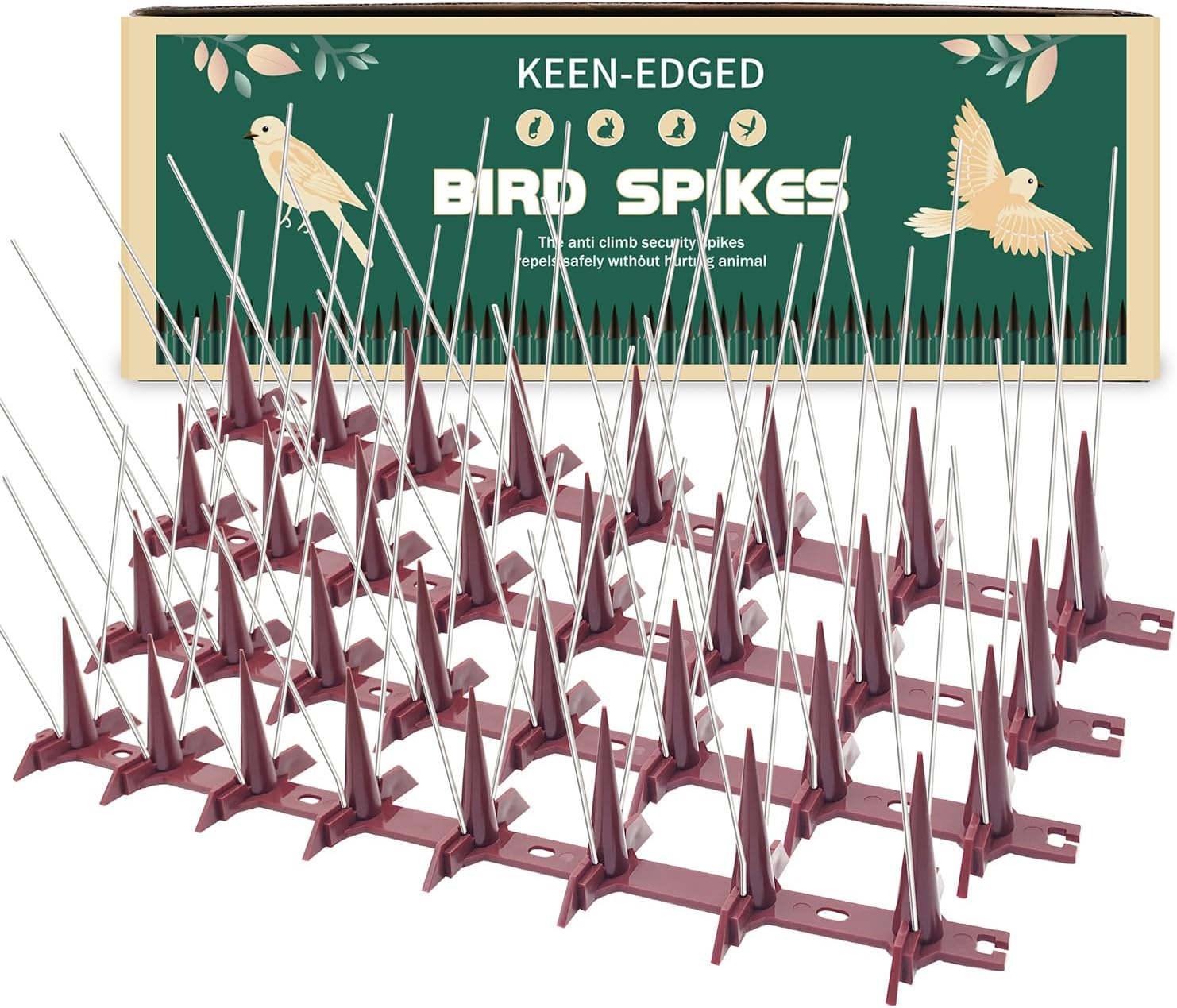 3.2M Anti Pigeon Spikes,Bird Spikes for Roofs and Fences to Keep ...