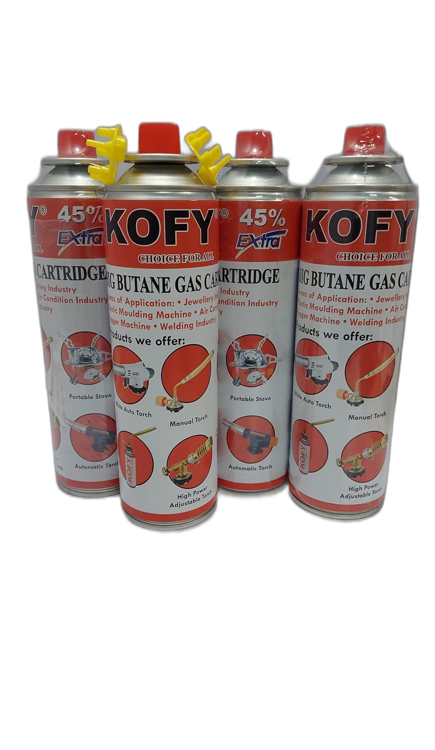 KOFY BIG Butane Gas Can 750 ML 1 pc (4) : Amazon.in: Home & Kitchen