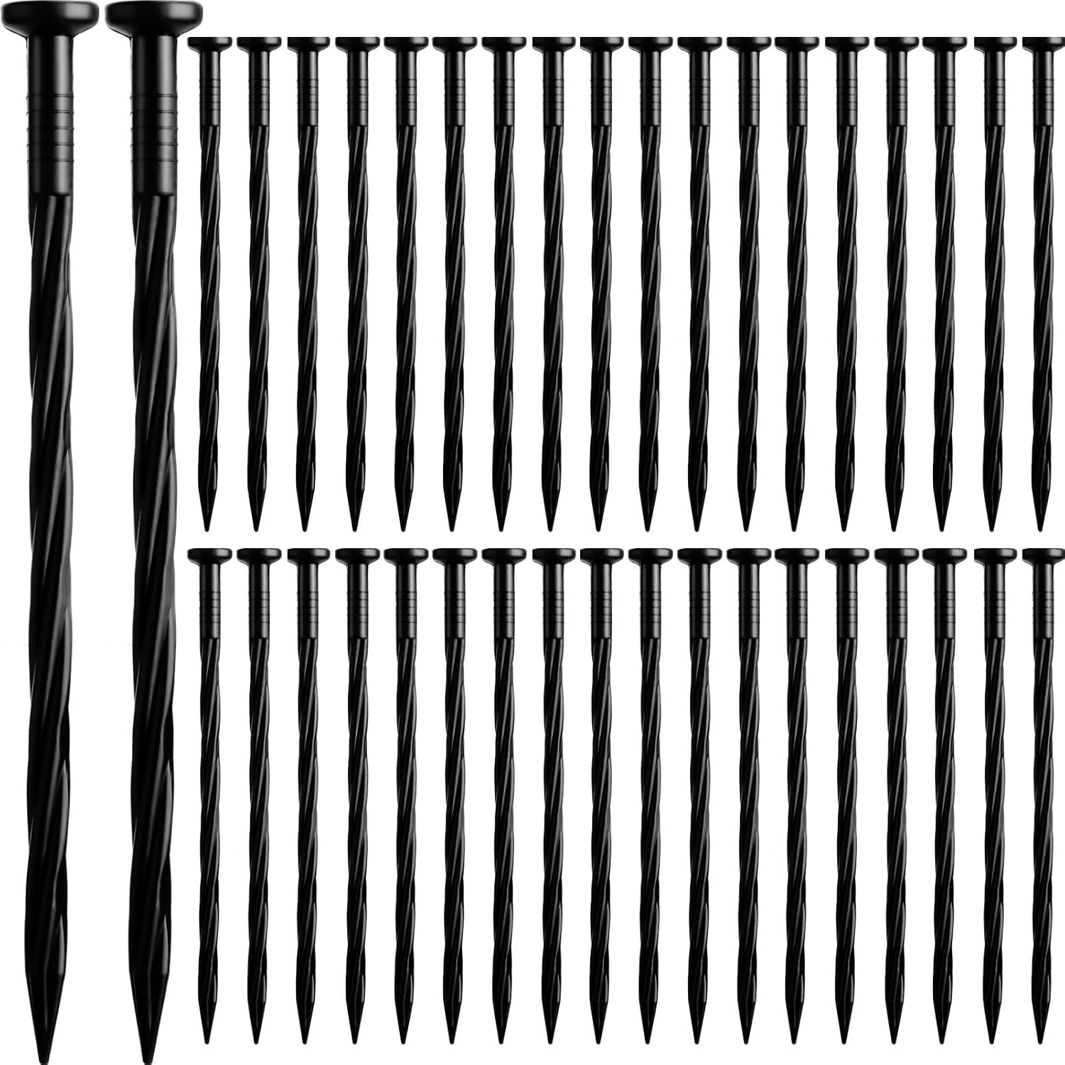 Amazon.com : Honoson 100 Pack 8 Inch Plastic Stakes Plastic Garden ...