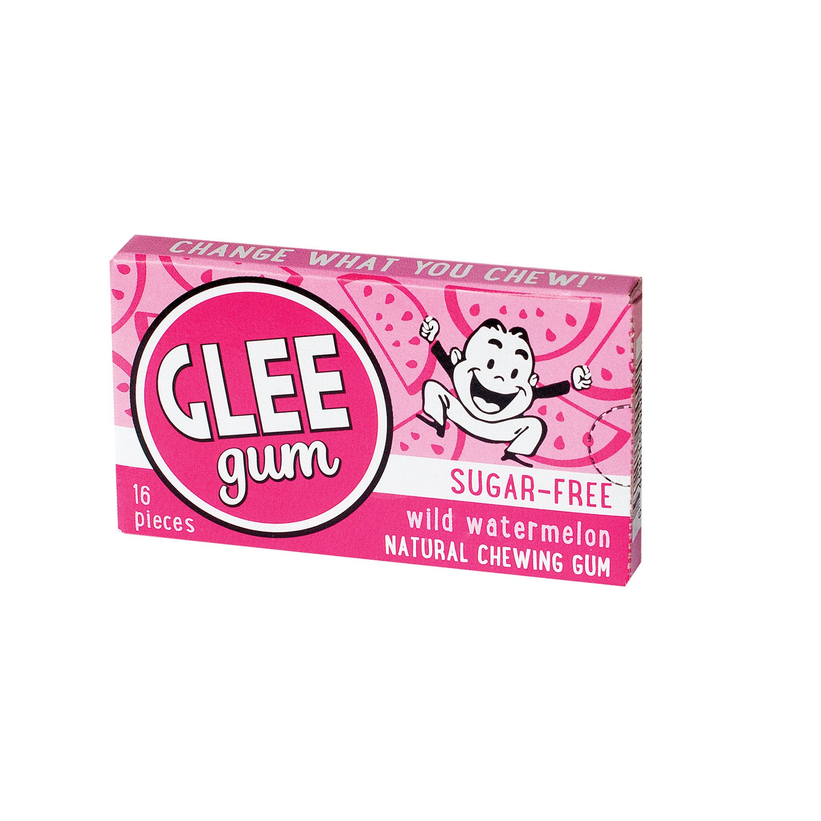 Amazon.com : Glee Gum Wild Watermelon Chewing Gum, 16 pieces per pack ...