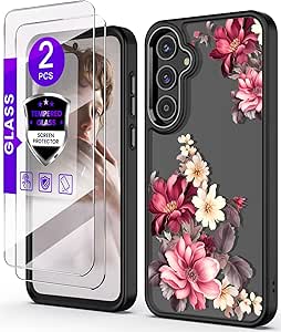 Amazon.com: DagoRoo for Samsung Galaxy A36 5G Case+Tempered Glass Screen Protector,Military ...
