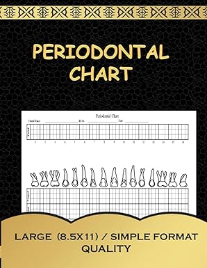 Periodontal Chart: This periodontal chart allows dentists to mark ...