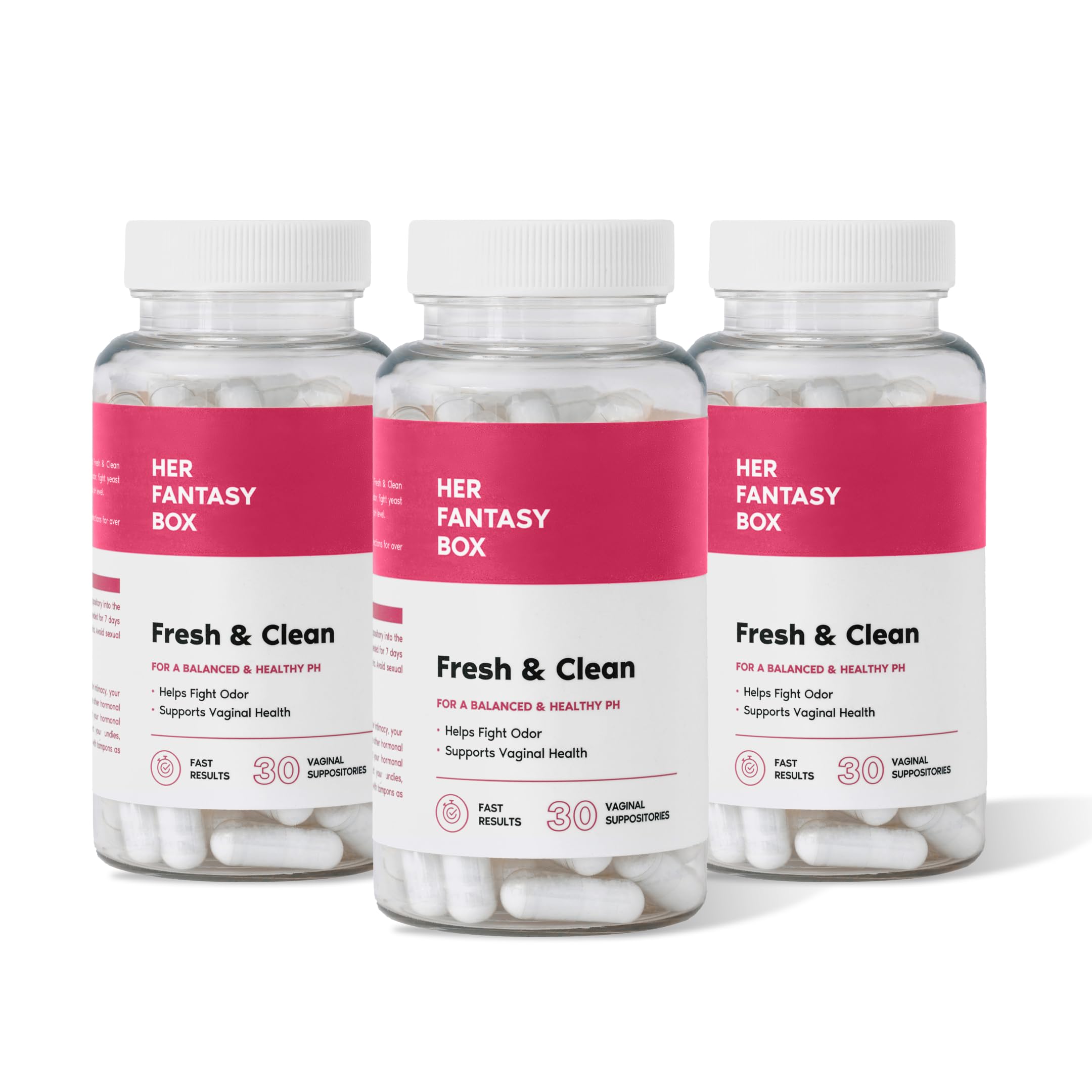 Amazon.com: Her Fantasy Box Fresh & Clean Boric Acid Vaginal ...