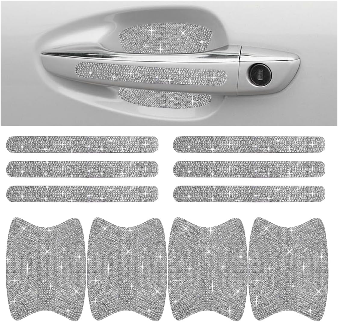 Amazon.com: Bling Car Door Handle Protector, Bling Auto Doors Handles ...