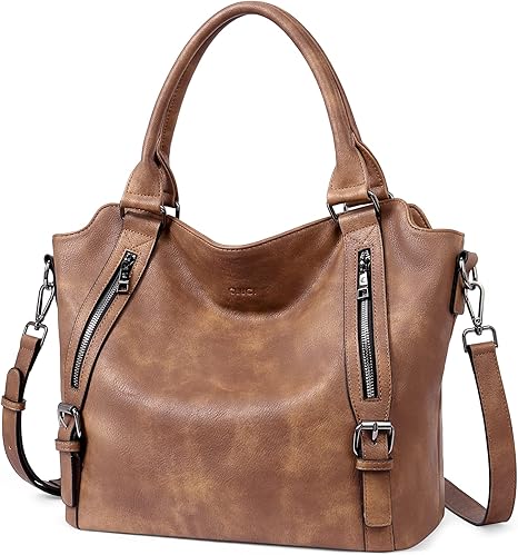 Amazon.com: CLUCI Hobo Bags for Women Vegan Leather Handbags Large Tote ...