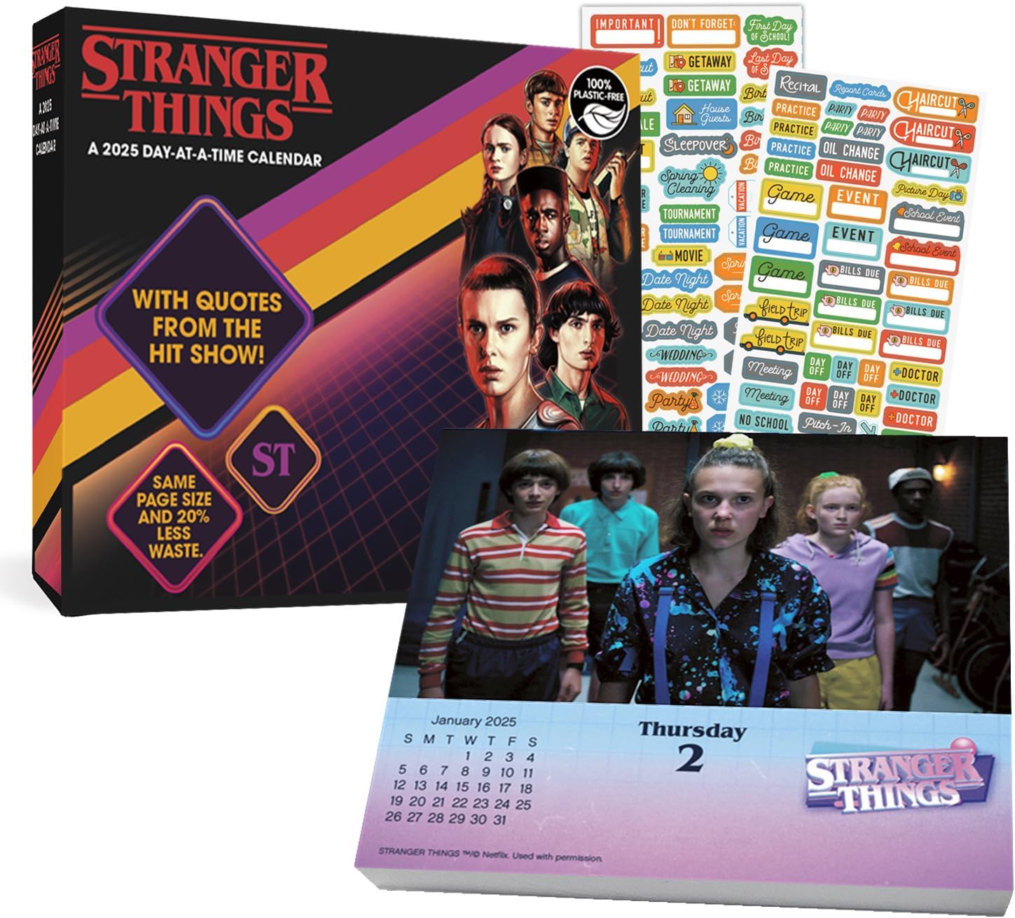Amazon.com: Stranger Things Calendar 2025 - Deluxe 2025 Stranger Things ...