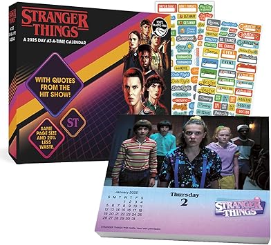 Amazon.com: Stranger Things Calendar 2025 - Deluxe 2025 Stranger Things ...