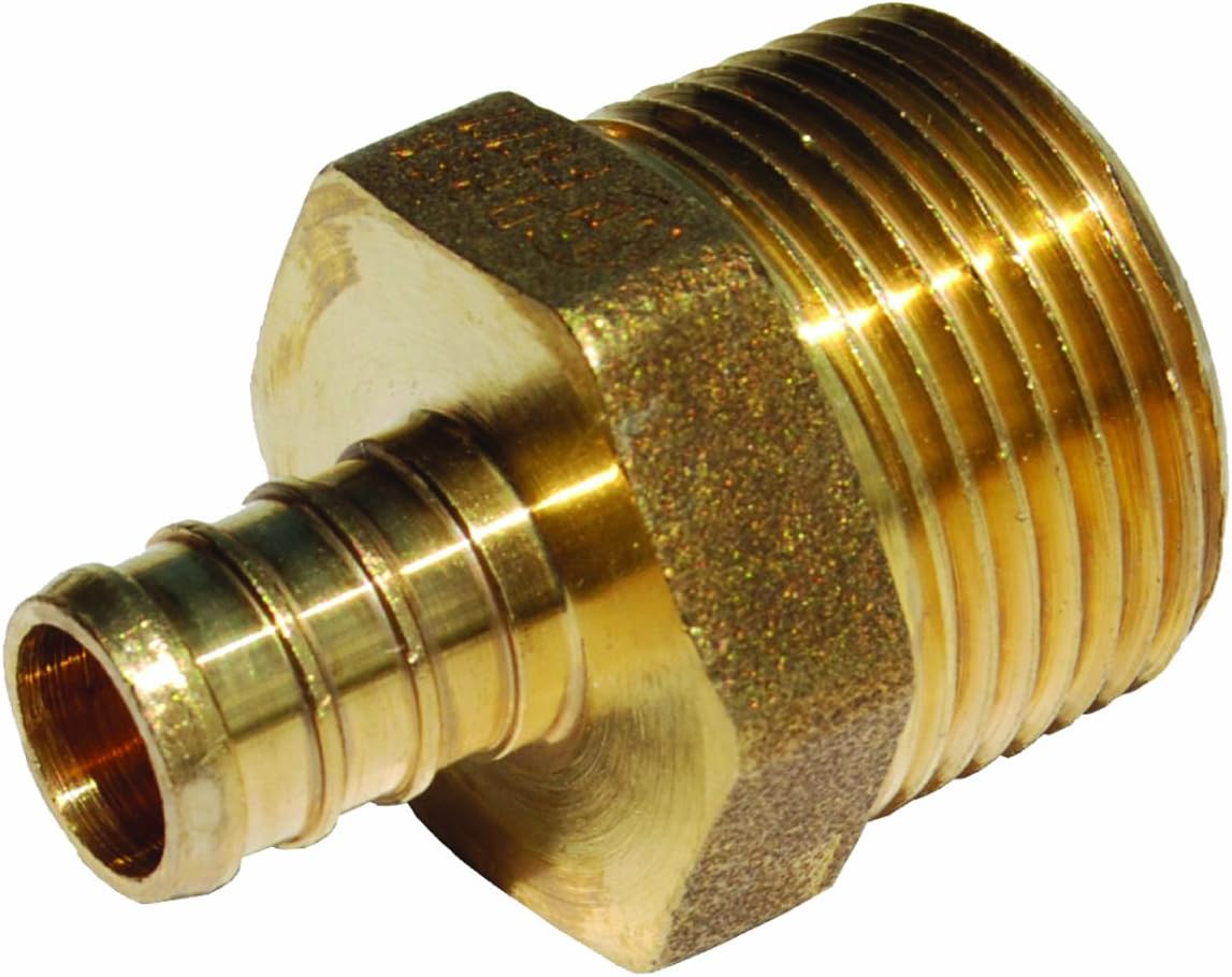 SharkBite UC116LFA 1/2-Inch by 3/4-Inch MNPT PEX Barb Adapter Retail ...