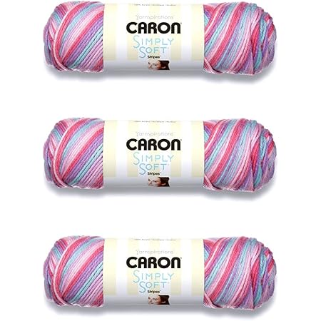 CARON SIMPLY SOFT CAMO PACK OF 3 - 141G EACH BALL - RED CAMO, 24.6 x 21 ...