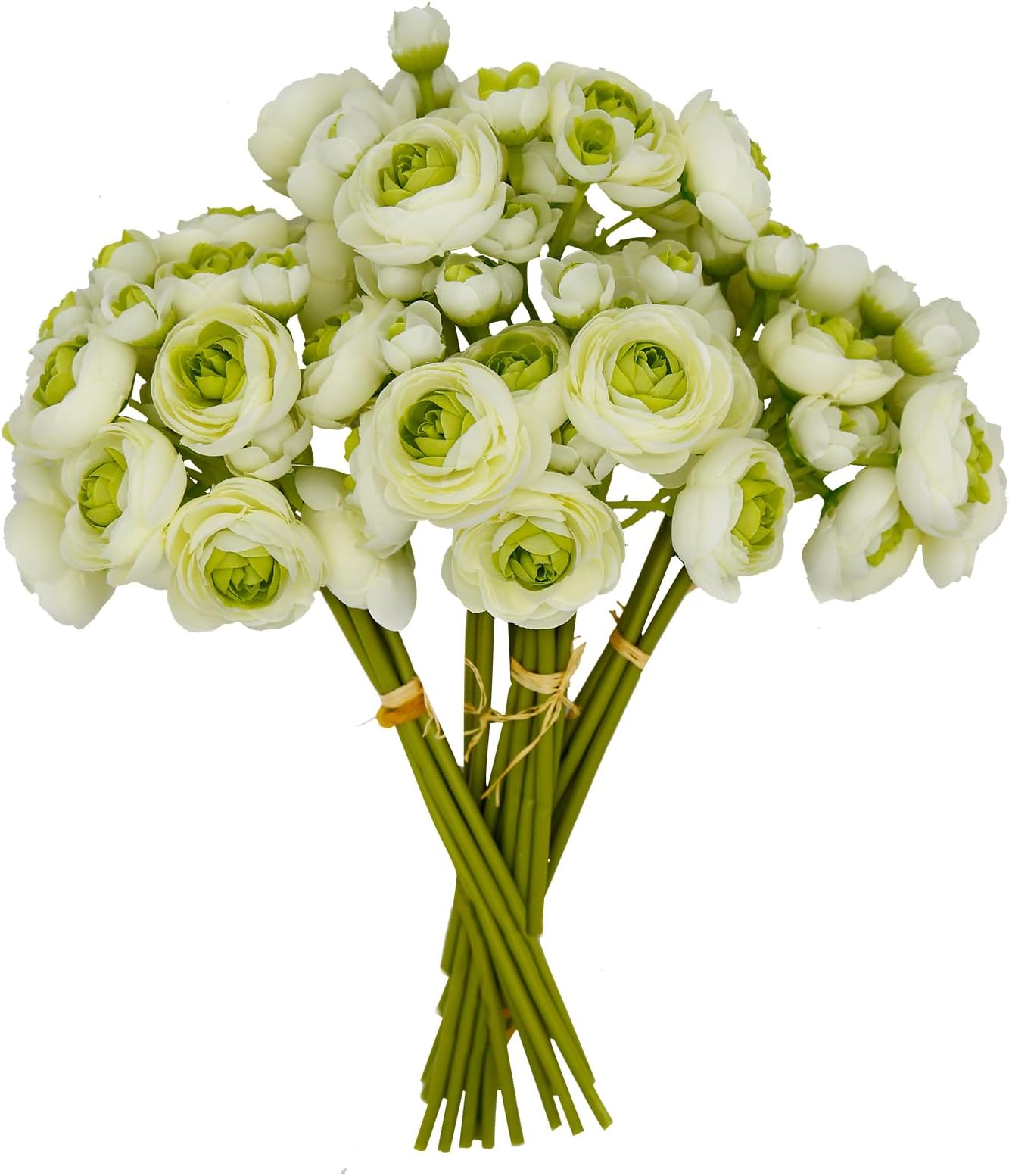 Amazon.com: Artificial Ranunculus Stems in Variety of Colors - Real ...