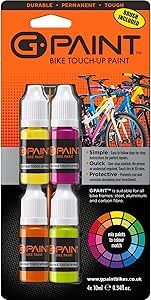 Amazon.com : G-Paint Bike Paint - Touch-Up Paint Kit for Scratched or Chipped Frames - 4 Pack of ...