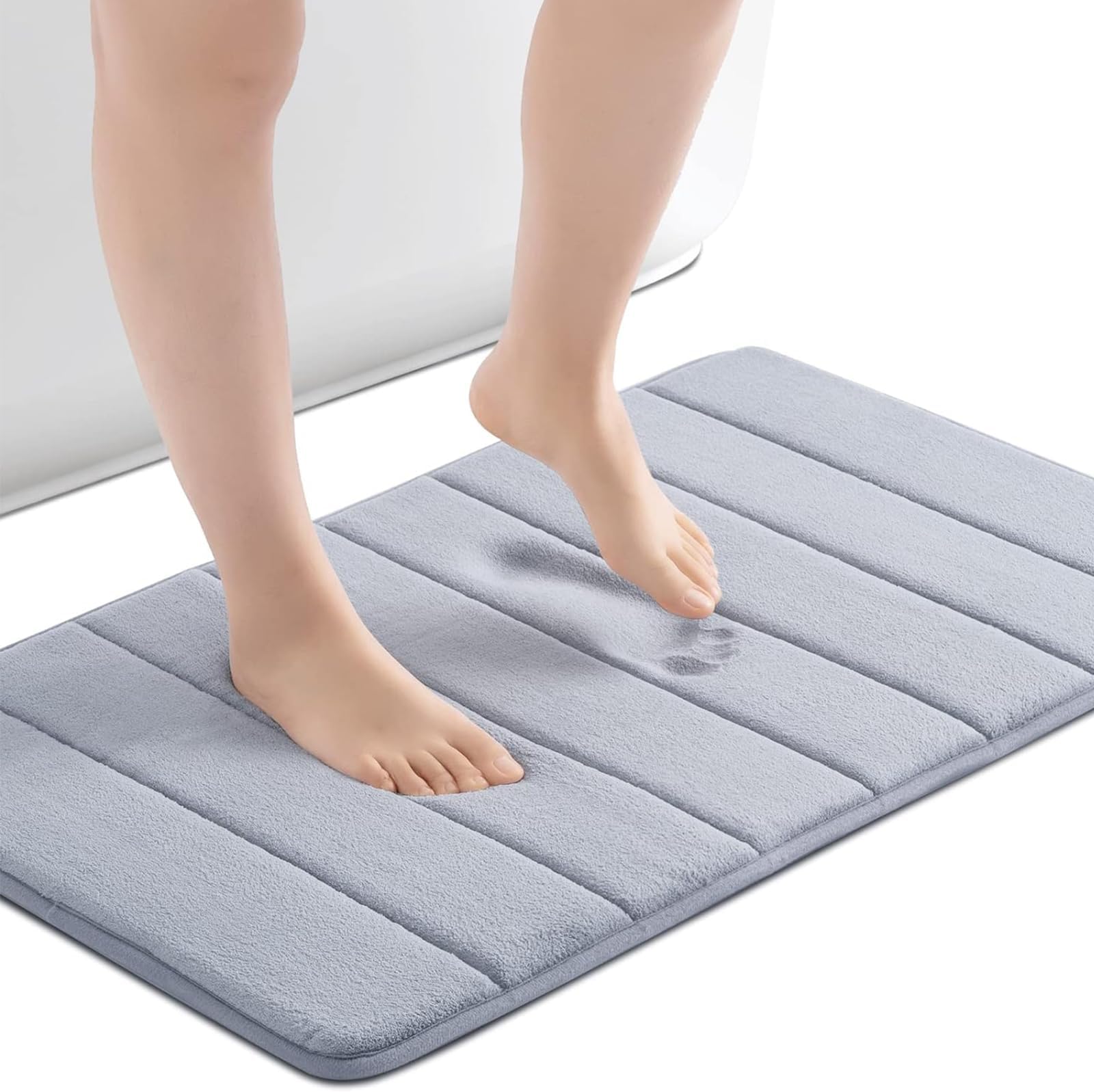Alfombra De Baño De Espuma con Memoria, 50 * 80cm Tapete para Baño ...