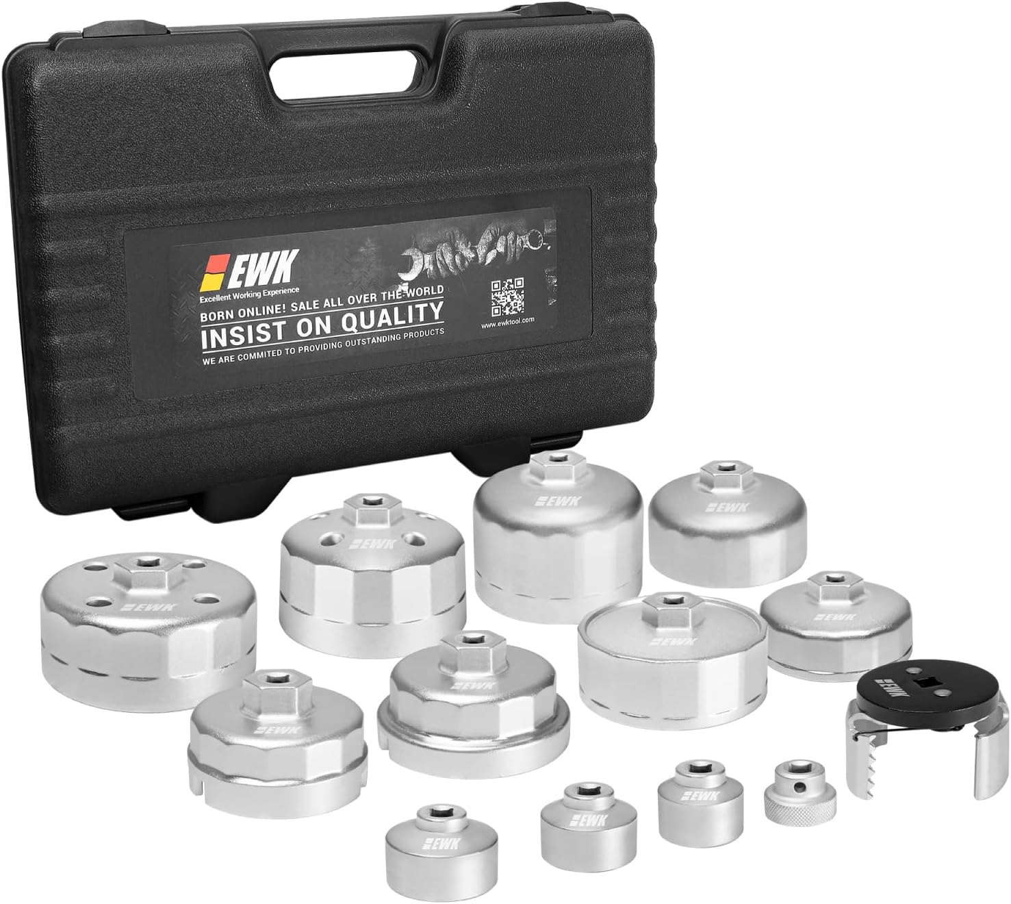 EWK 13 Pcs Forged Oil Filter Wrench Set 24–90mm, Nepal | Ubuy