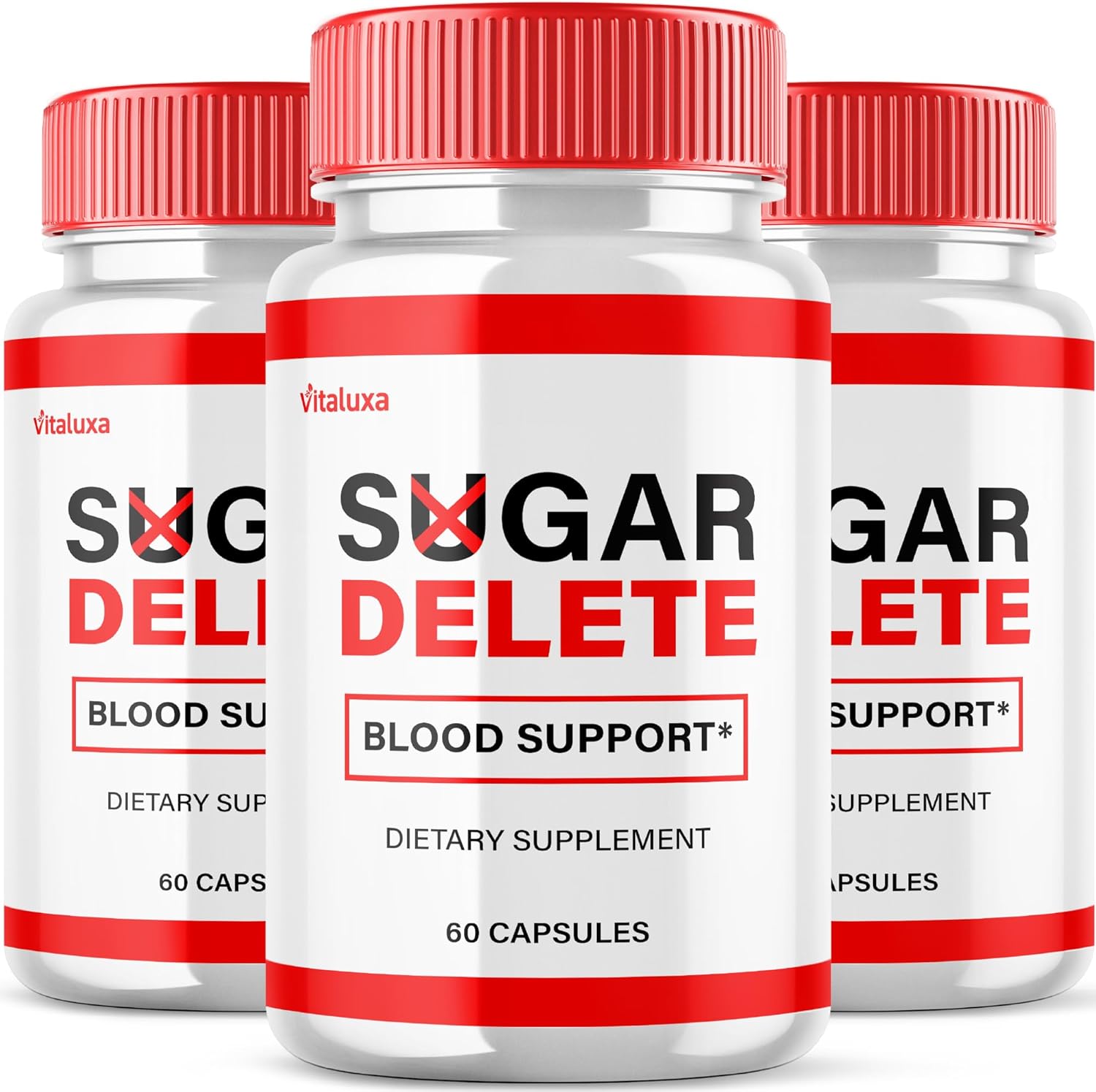 Amazon.com: (3 Pack) Sugar Delete Capsules - SugarDelete Blood Support ...