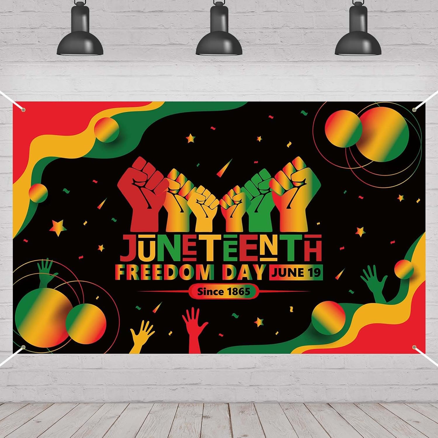 Amazon.com : Juneteenth Backdrop for Photography Happy Juneteenth ...