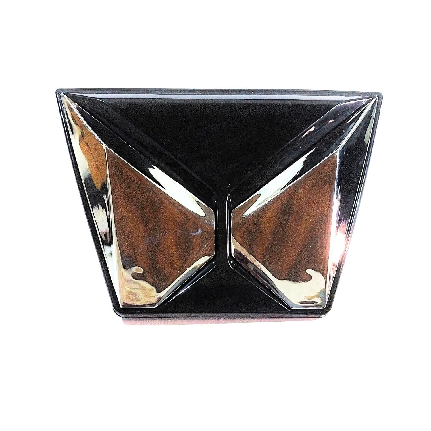 SKM Car Emblem Chrome Finish Oval Shape Logo Monogram Sticker ...