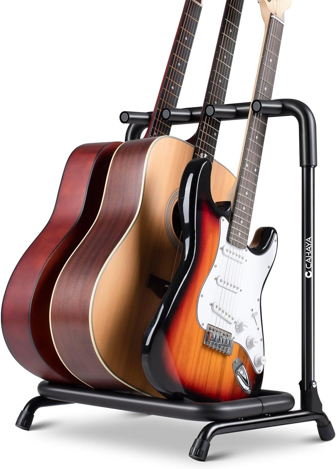 Amazon.com: 3 Guitar Stand - Multiple Three Instrument Display Rack ...