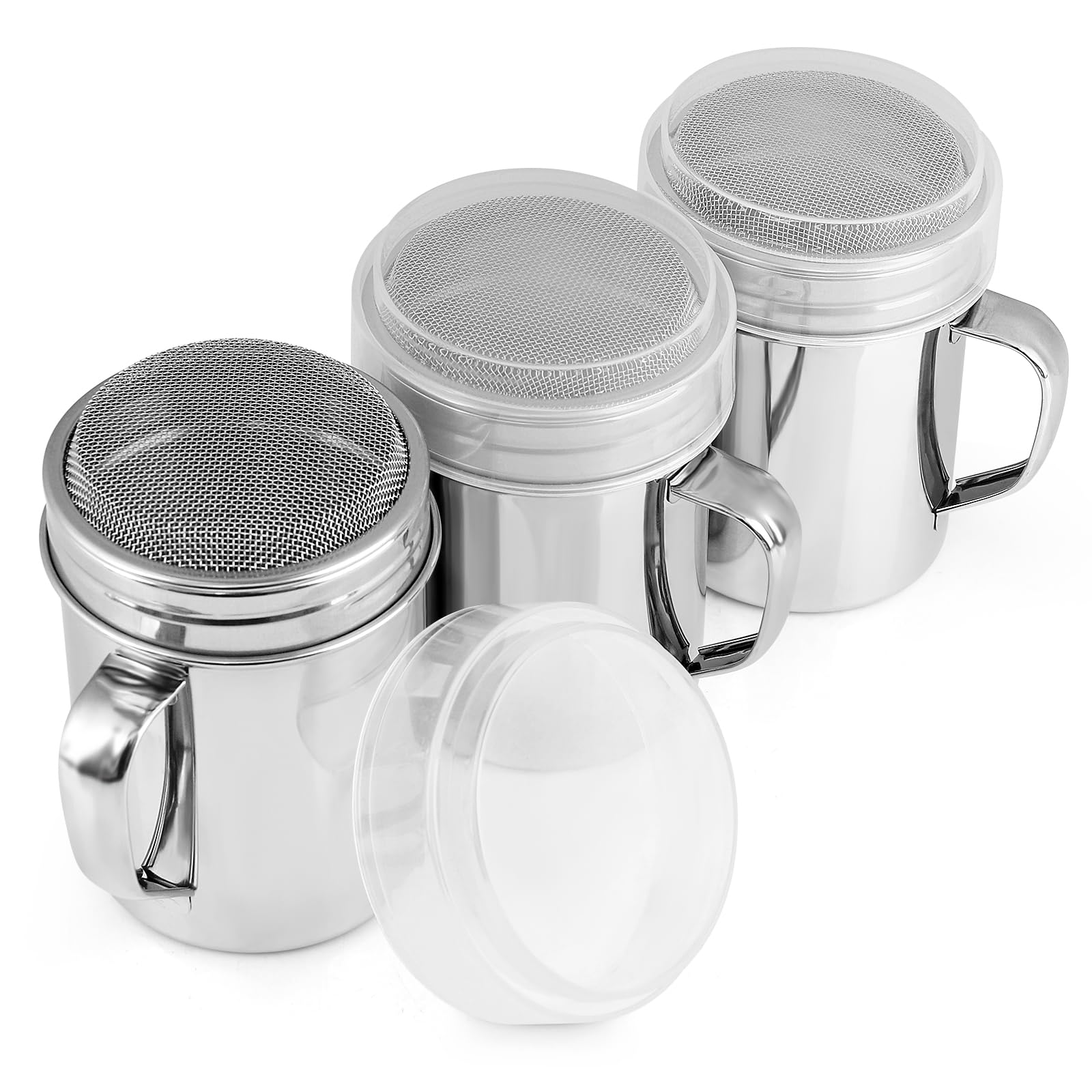 Amazon.com: Accmor 3pcs Powdered Sugar Shaker Duster with Handle ...