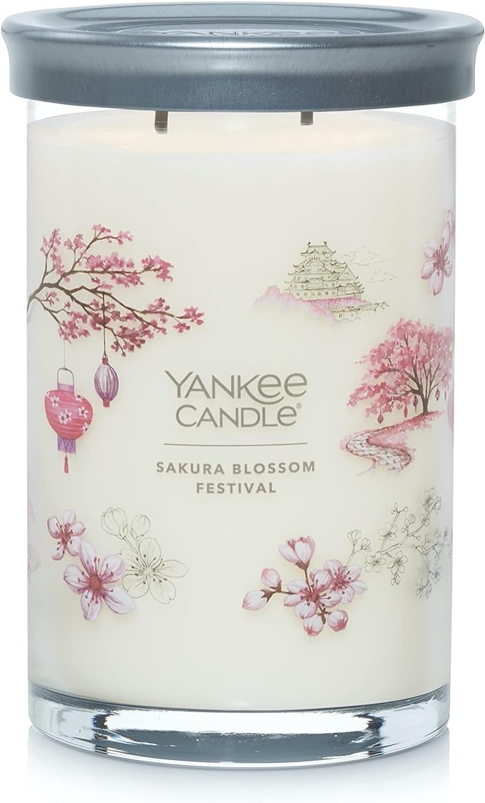 Amazon.com: Yankee Candle Sakura Blossom Festival Scented Signature ...