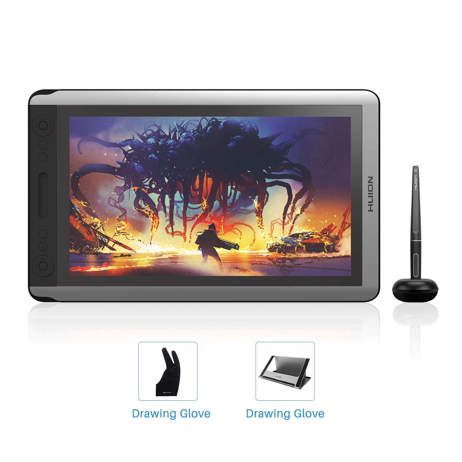 Buy Huion Kamvas 16 (15.6”) 8192 Levels Pen Pressure Sensitivity HD ...