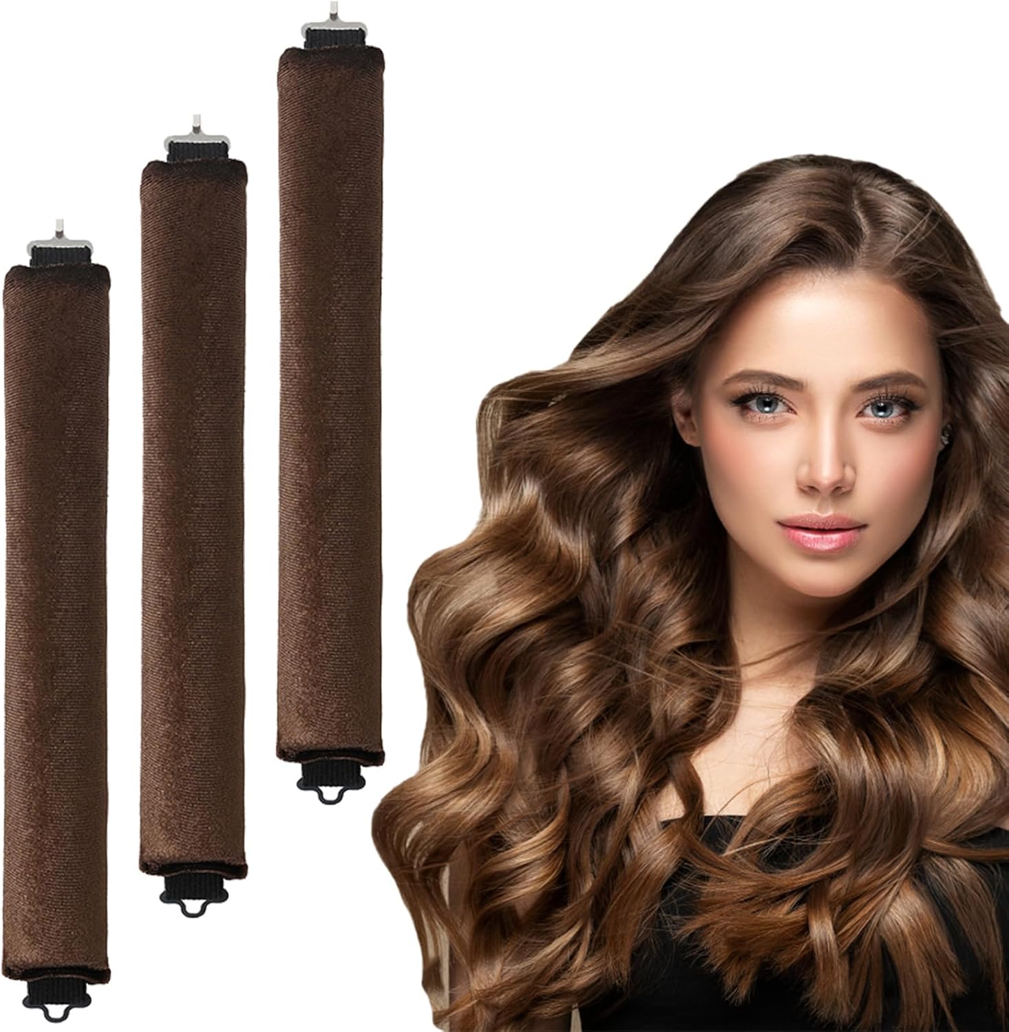 Cognitivex 3 PCS Heatless Hair Curler Overnight Curls heatless curls ...