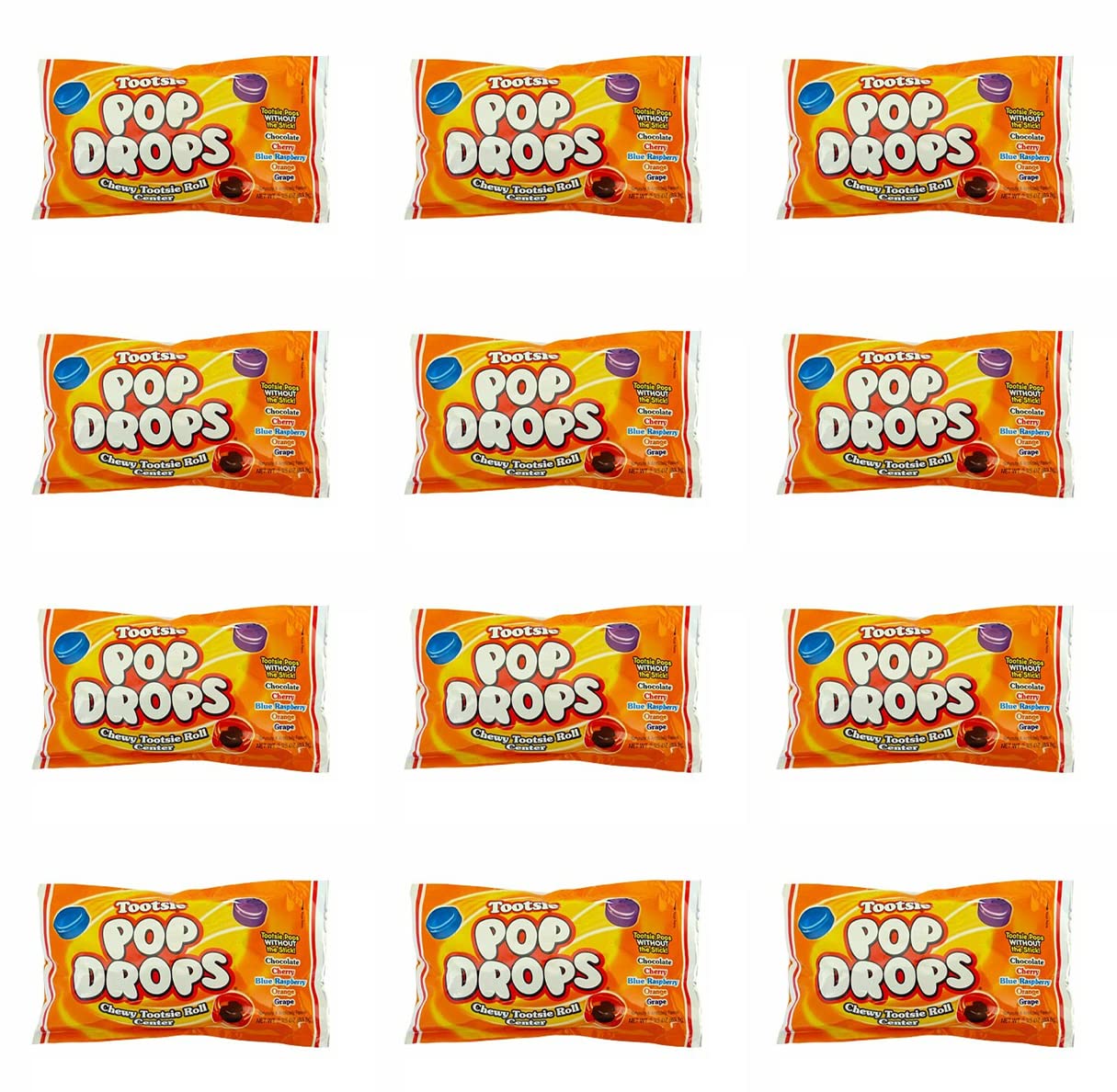 Amazon.com : Pop Drops Candy Lollipop Suckers Without The Stick In ...