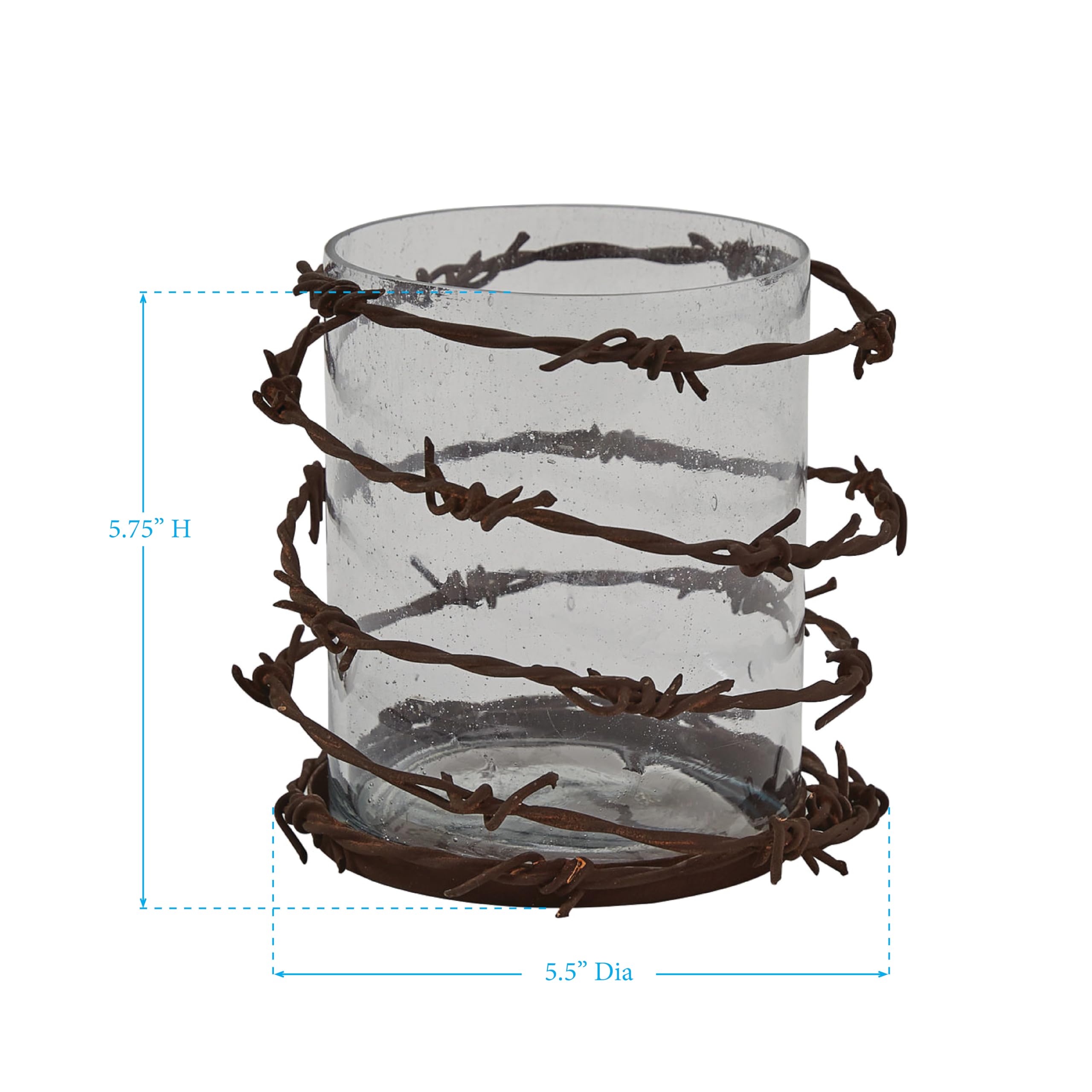 Candles Wrapped In Barbed Wire Cervena Fox Soy Candle – Wicked ∙
