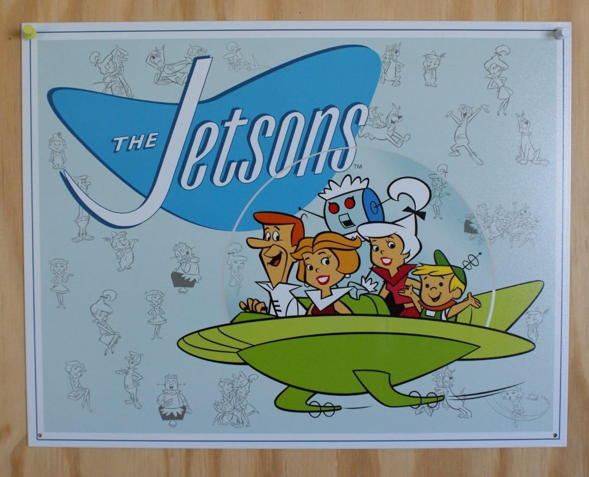 Amazon.com: Jetson's Family Tin Sign 13 x 16in : Home & Kitchen