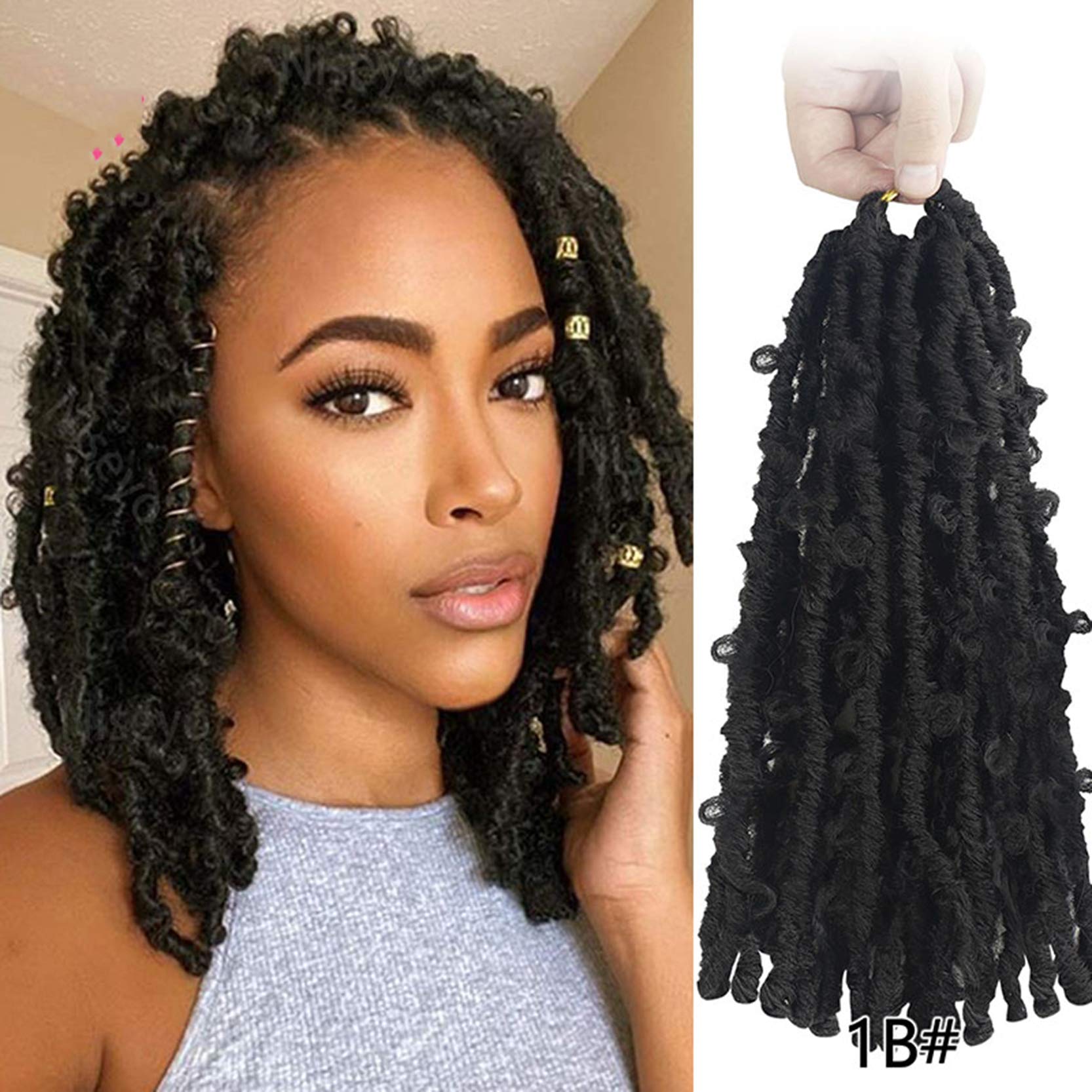 Buy Locs Crochet Hair Synthetic Faux Locs Crochet Braids Pre looped ...