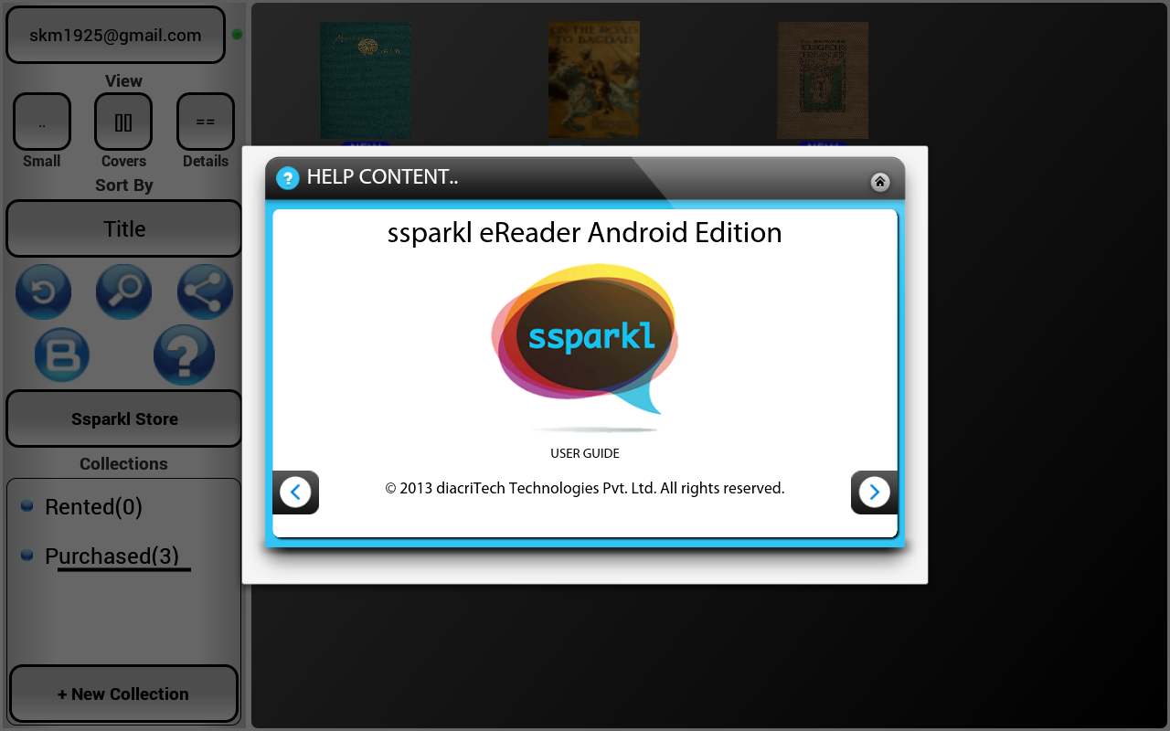 ssparkl eReader - App on Amazon Appstore