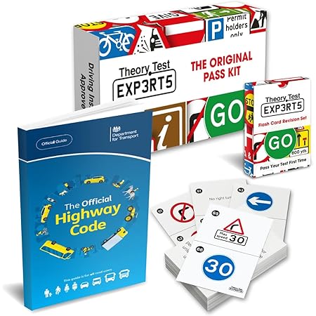 Theory Test Pass Road Signs Flash Cards 2024 UK– Practical and Easy To ...
