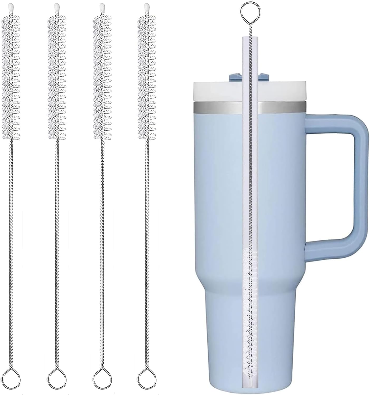 Amazon.com: Straw Cleaner Brush Extra Long 12 Inch，Straw Brush Cleaner ...