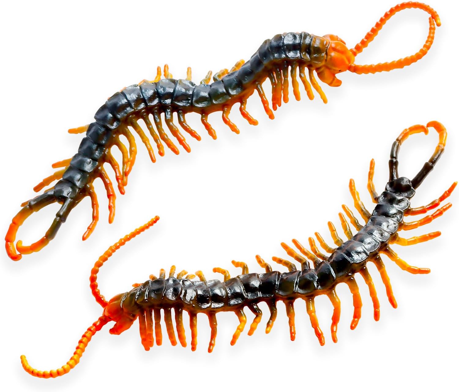 Amazon.com: 2 Pcs Miniature Centipede Figurine Plastic Centipede Mini ...