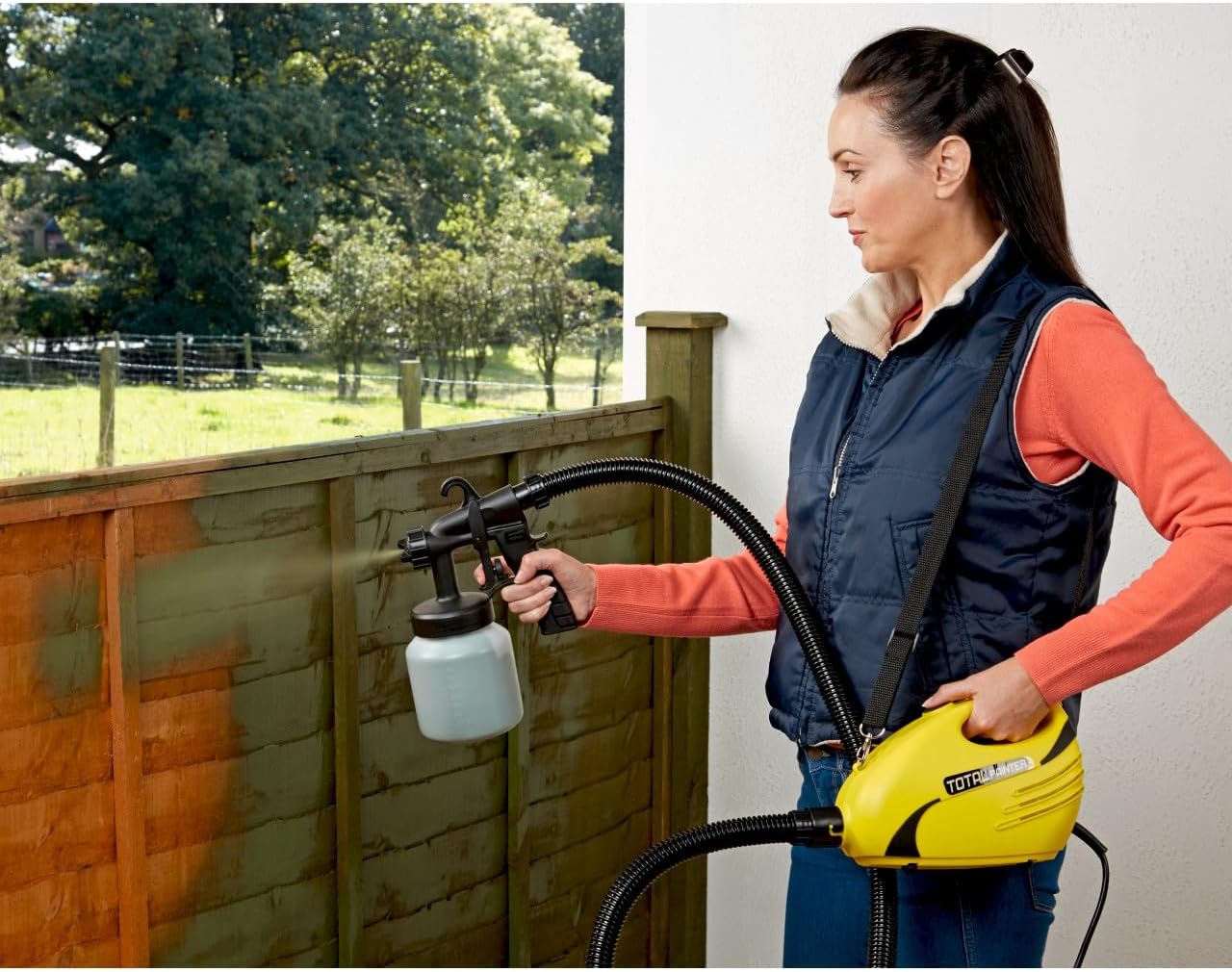 Total Painter Power Paint Sprayer - 900W Mains Powered Professional ...