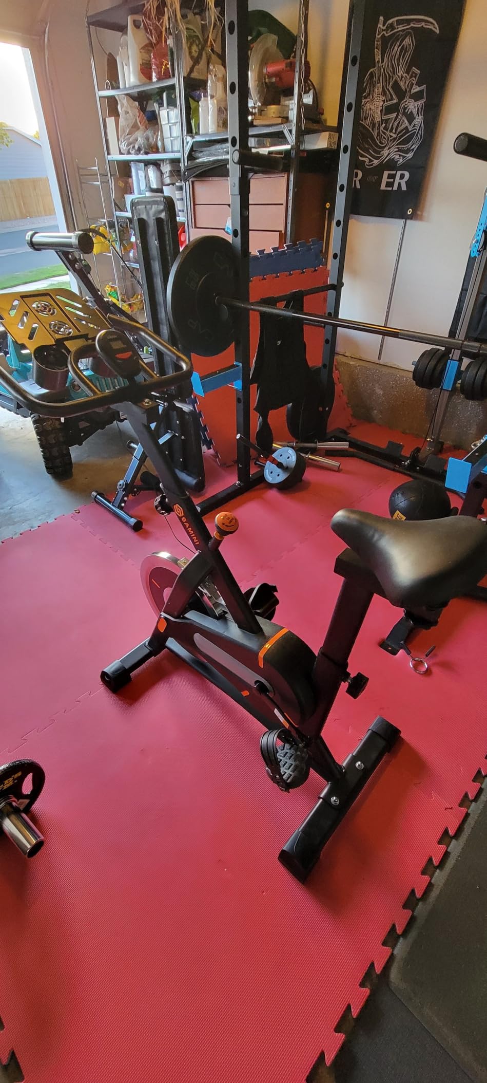 $27/mo - Finance SAMINI Exercise Bike Stationary Indoor Cycling Workout ...