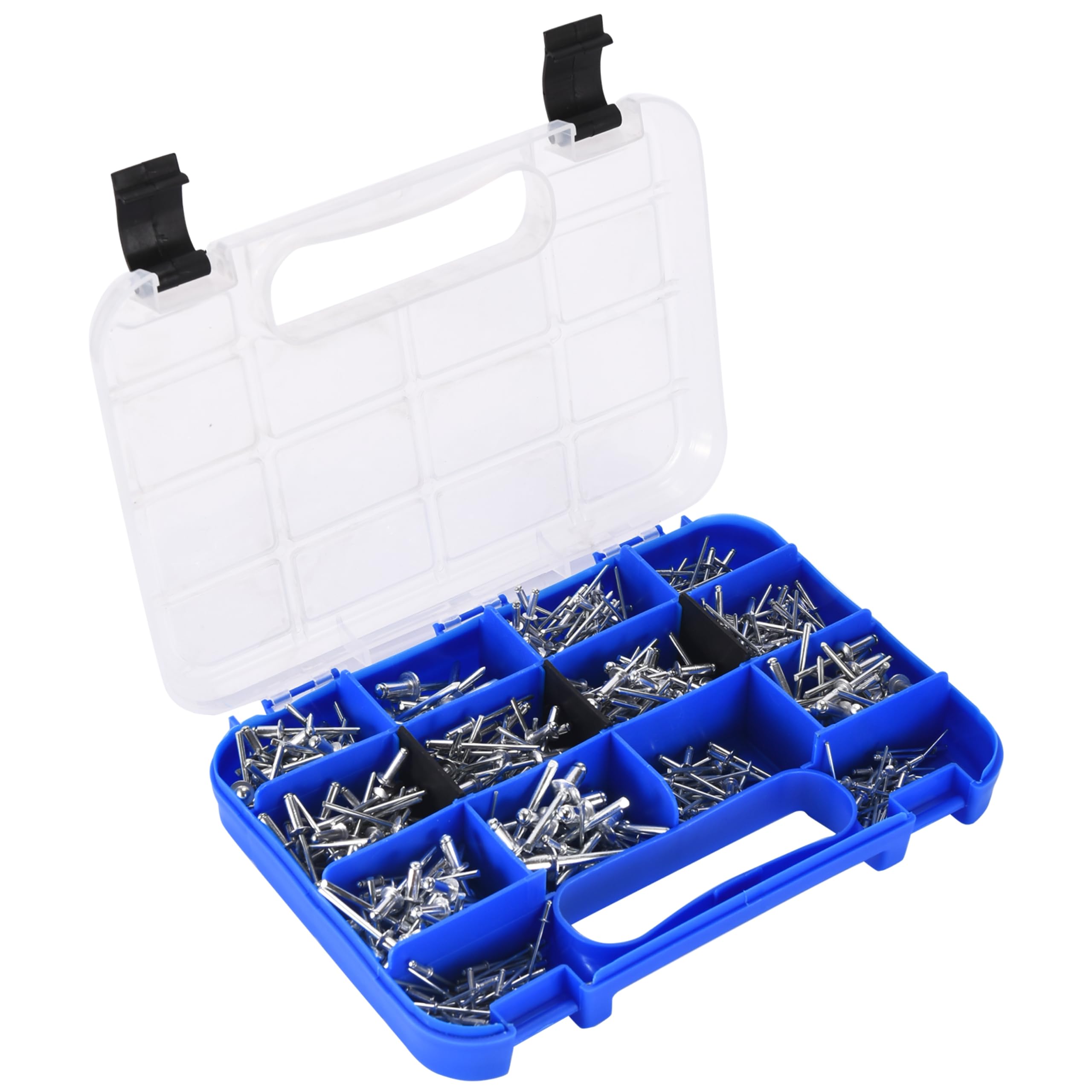 Bolt Dropper 500pc Blind Rivet Assortment Set | All Aluminum Material ...