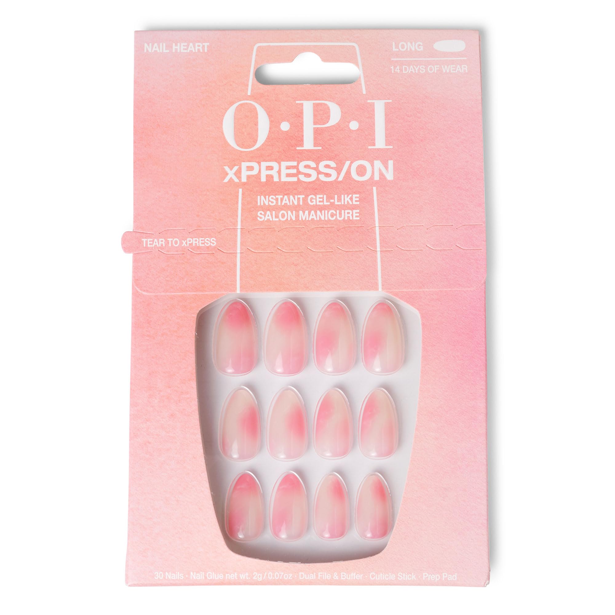 OPI xPRESS-ON Press On Nails with Nail Glue, Nail Heart : Amazon.com.au ...