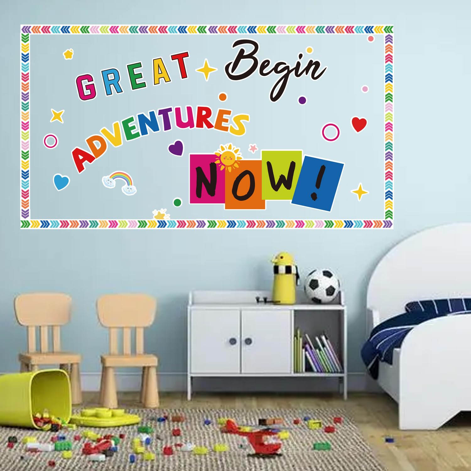 Snapklik.com : Corksidol Classroom Bulletin Board Decor Colorful ...