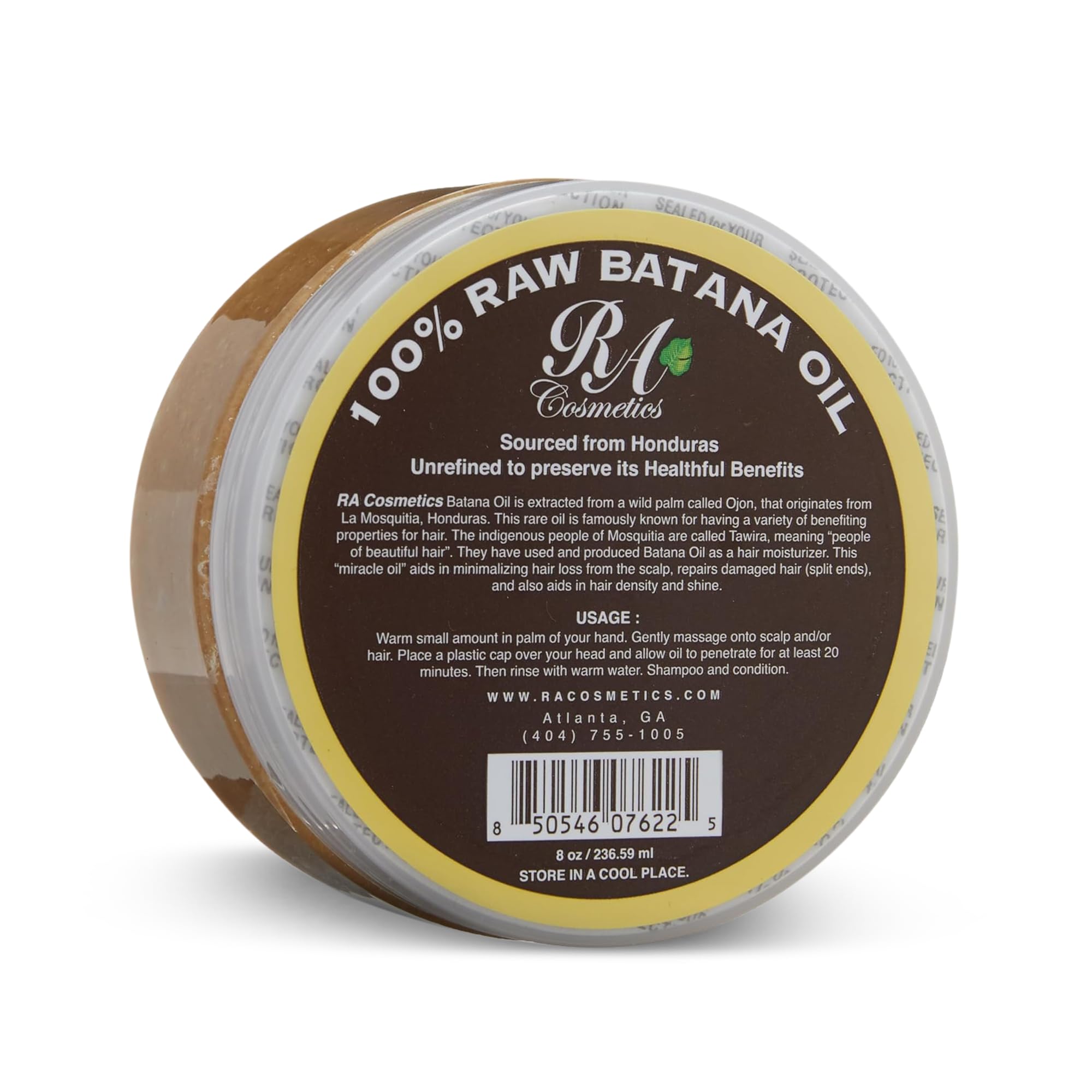 RA COSMETICS 100% Natural Batana Hair Oil 8 oz : Amazon.ae: Beauty