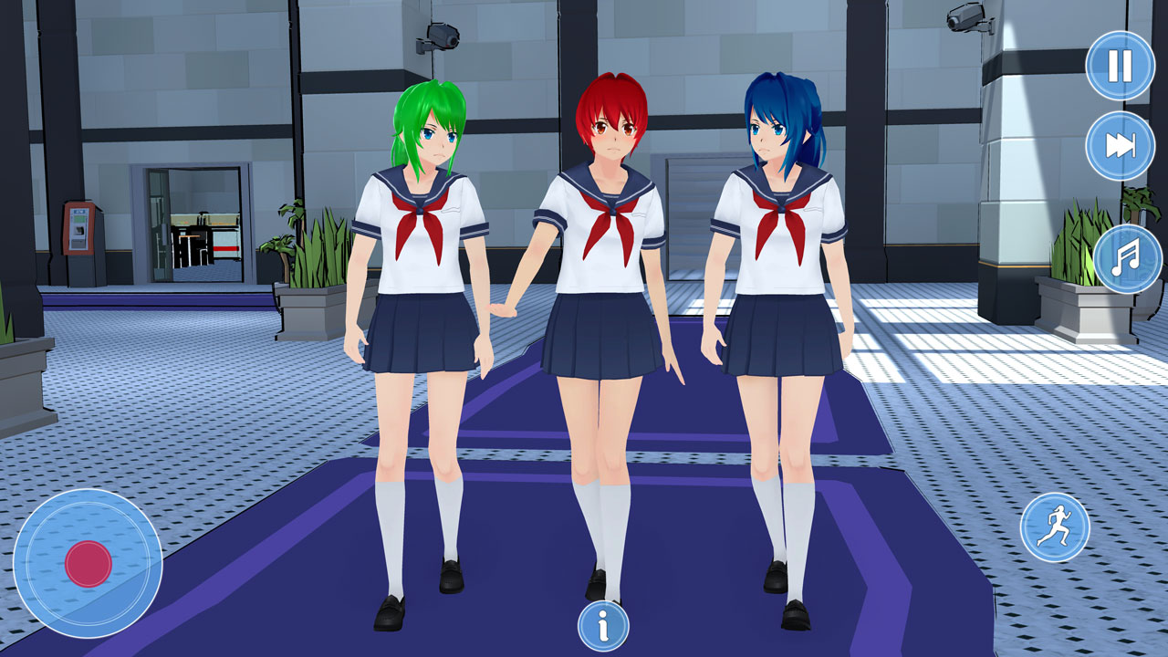 Anime Girl High School Simulator 2024: My Anime School Sakura Bad Girl ...