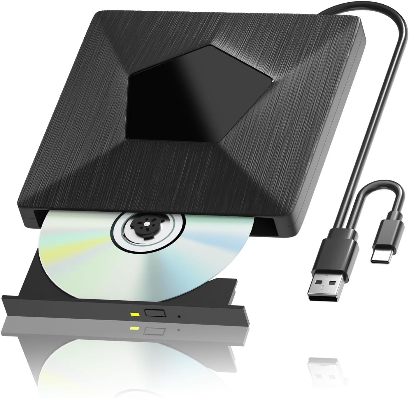 Amazon.com: mthstec External Blu Ray Drive, USB 3.0 & Type-C External ...