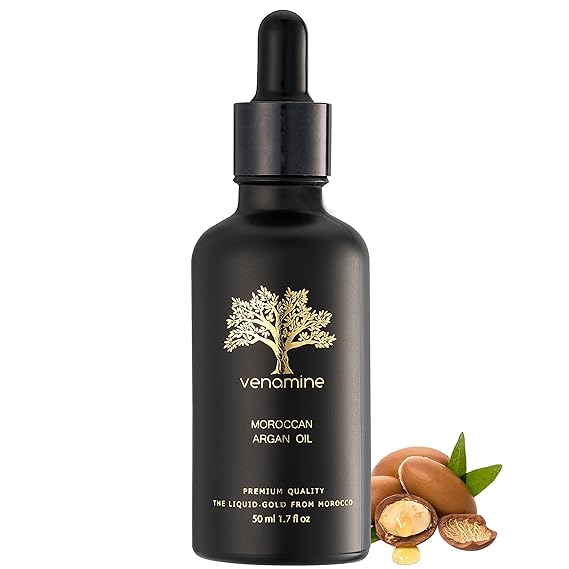 Amazon.com : VENAMINE 100% Moroccan Argan Oil USDA Certified Organic (1 ...