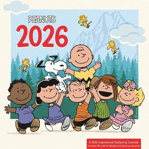 Amazon.com: Peanuts 2026 Inspirational Mini Wall Calendar ...
