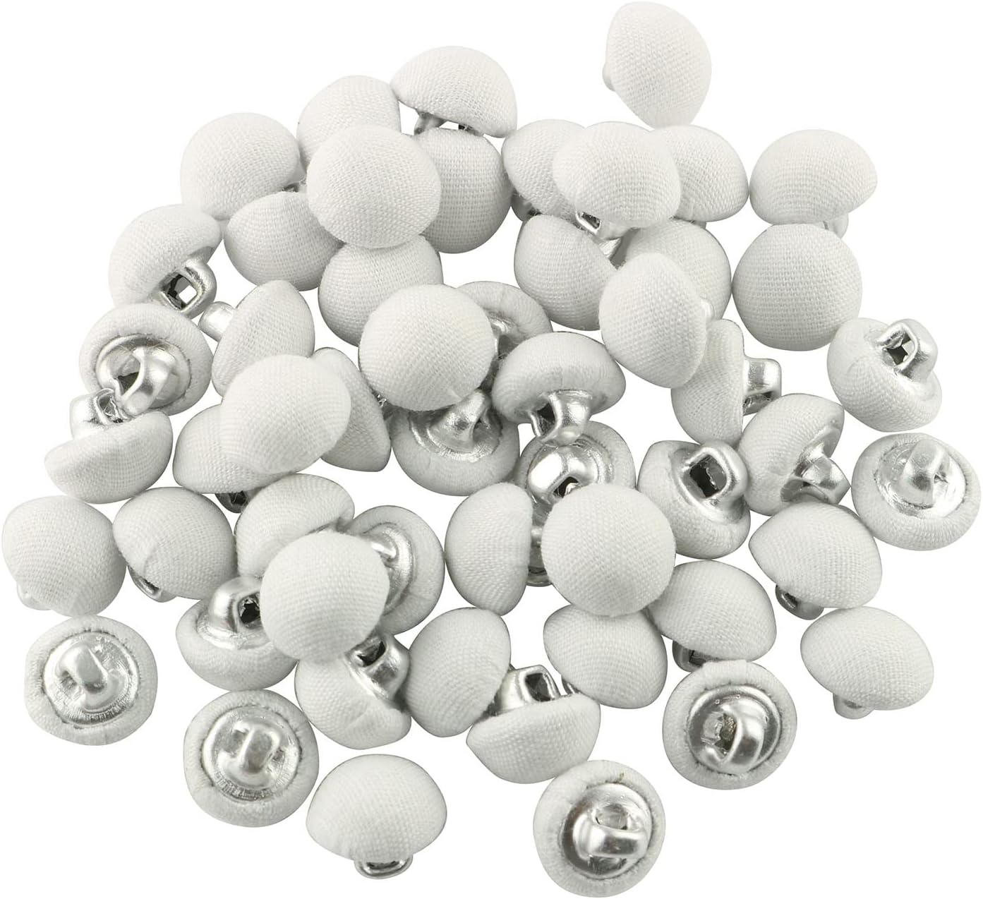 Amazon.com: YHXiXi 50pcs Metal Handle Buttons - Satin Covered Shank ...