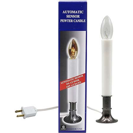 Amazon.com: Creative Hobbies Electric Window Candle Lamp with Brass ...
