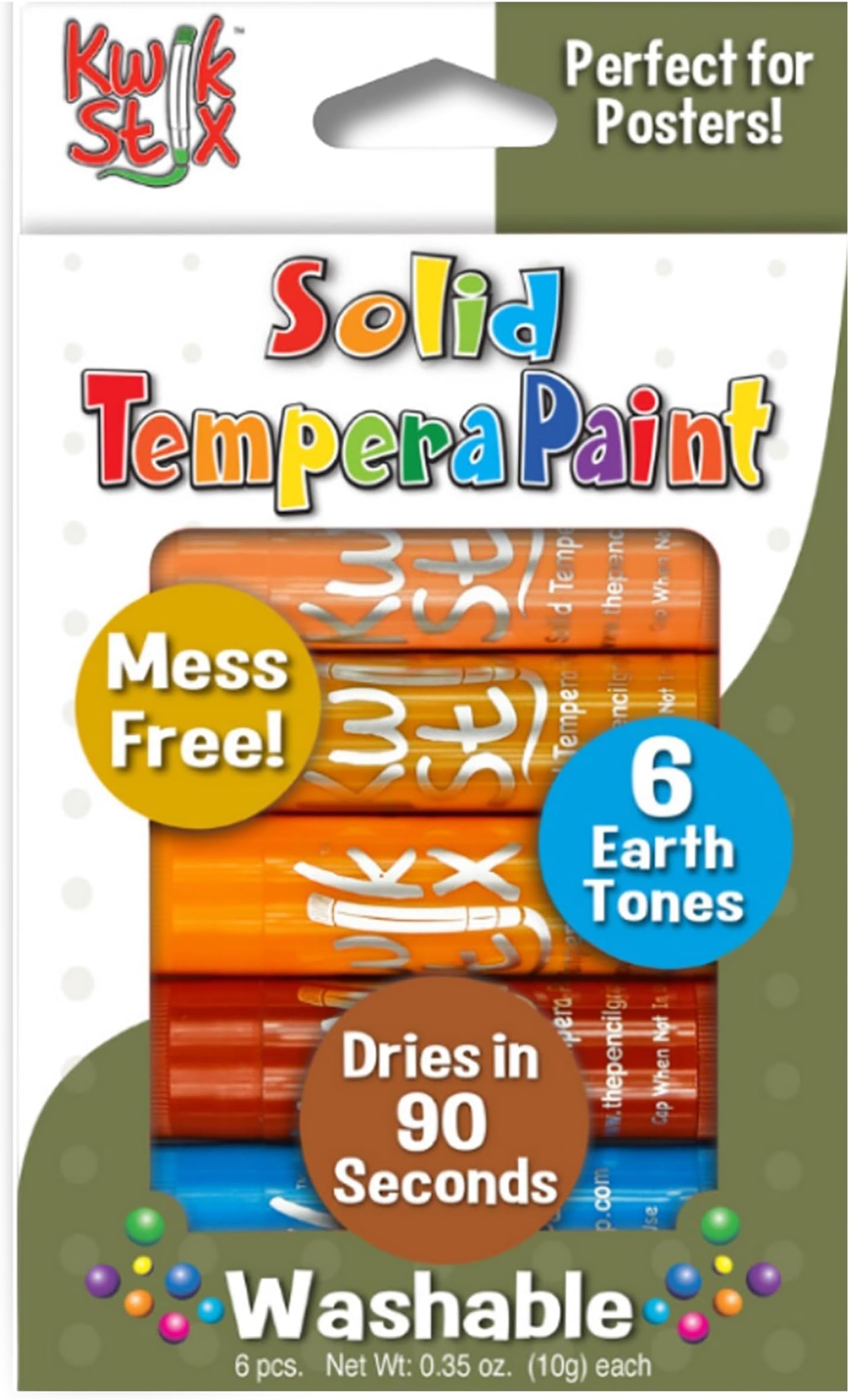 Amazon.com: Shuttle Art Tempera Paint Sticks, 20 Pastel Colors, Solid ...