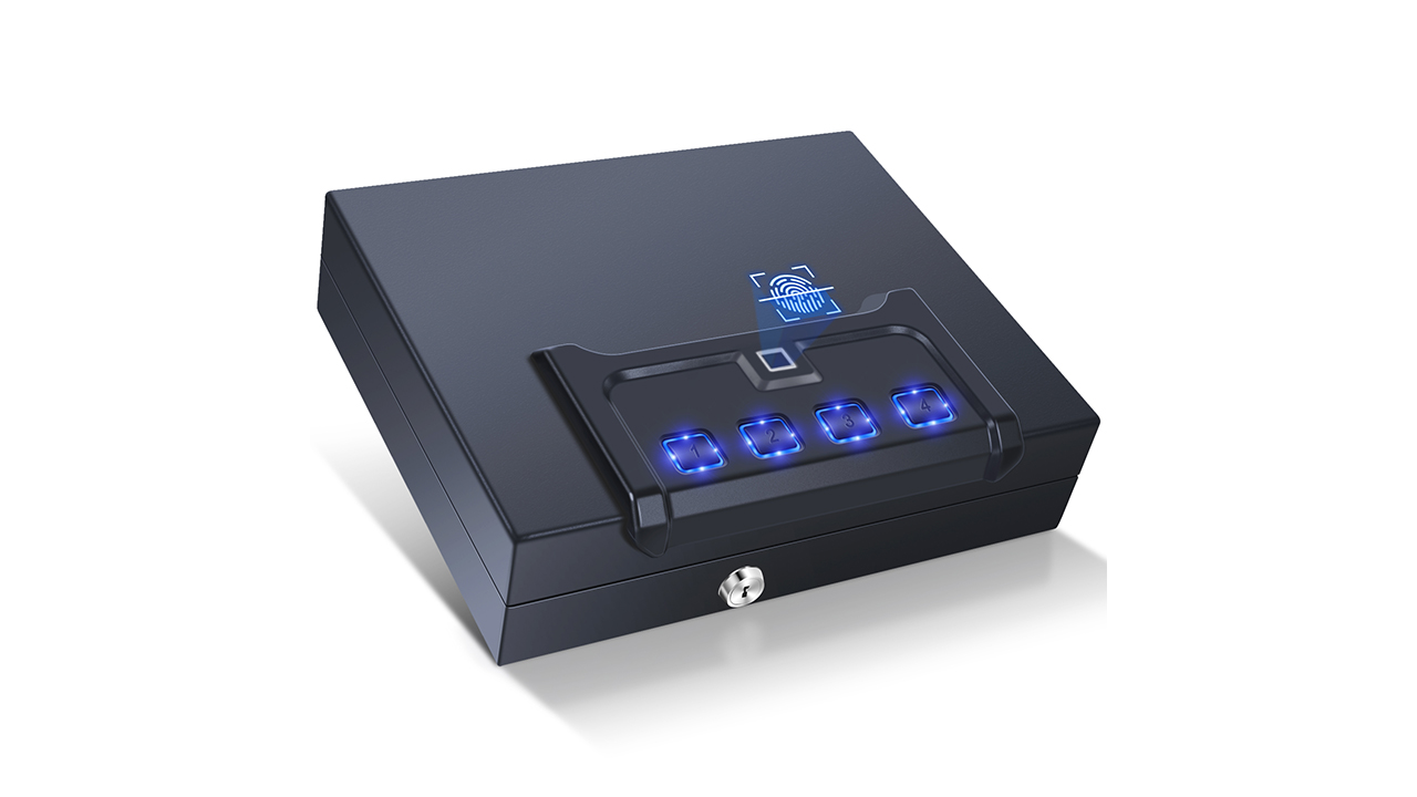 Watch Fingerprint Handgun Safe Setup Steps on Amazon Live